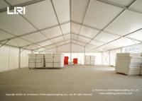China 20m Width Industrial Warehouse Tent With Translucent Sidewall Natural Light Inside for sale