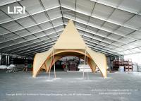 China 8m Teepee Luxury Glamping Tents Special Shape For Outdoor Party for sale