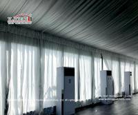 China 10m X 20m Glass Golf Sport Event Tents With Roof Lining Curtain for sale