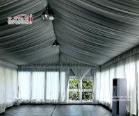 China 10m X 20m Glass Golf Sport Event Tents With Roof Lining Curtain for sale