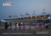 China 10m X 70m High Peak Two Story Tent For Equestrian Masters for sale