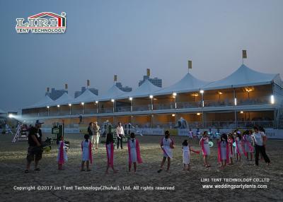 China 10m X 70m High Peak Two Story Tent For Equestrian Masters for sale