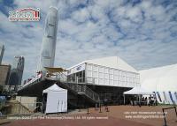 China 8m 10m White PVC Membrane Aluminum Sports Tents For Formula E Events for sale