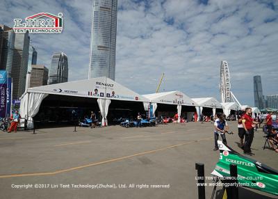 China 8m 10m White PVC Membrane Aluminum Sports Tents For Formula E Events for sale