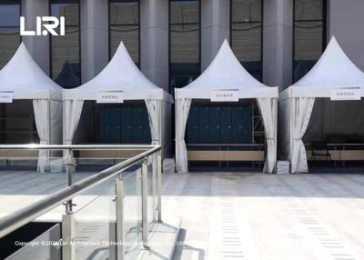 China Plain PVC Sidewalls Aluminium Pagoda Tent For National Games PRC for sale