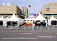 China Plain PVC Sidewalls Aluminium Pagoda Tent For National Games PRC for sale