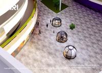 China Alu Frame Structure Crystal Hotel Dome Tent With Customized Logo for sale