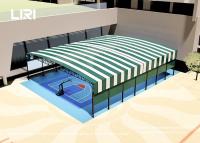 China Outdoor Catering Electric Push Pull Awning Tent With Aluminum Structures for sale