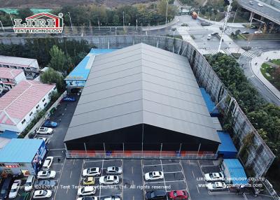 China Basketball Sport Event Tents 40m Wide With Black PVC Roof Cover Opening Sidewall for sale