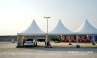 China Pagoda Race 6x6 High Peak Tents Gazebo Marquee Flame Retardant for sale
