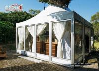 China Canopy Luxury Wedding Tents With Flame Retardant PVC Sidewall for sale