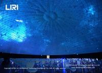 China 25m Diamter Geodesic Dome Tents Steel Frame With Projection Screen For Event for sale