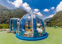 China Self Cleaning 4.5m Crystal Dome Outdoor Event Tents For Glamping for sale