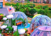 China Self Cleaning 4.5m Crystal Dome Outdoor Event Tents For Glamping for sale