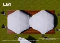 China Outside Hexadome Event Wedding Dome Canopy Tents Custom for sale