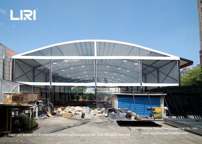China 22x35m Arcum Tent 8m Side Height For Basketball Sport Colorful PVC Fabric for sale