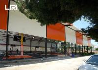 China 22x35m Arcum Tent 8m Side Height For Basketball Sport Colorful PVC Fabric for sale
