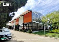 China 22x35m Arcum Tent 8m Side Height For Basketball Sport Colorful PVC Fabric for sale