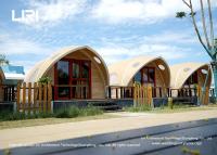 China Waterproof Flame Retardant Shell Shape Glamping Tent For Hotel Services for sale