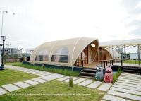 China Waterproof Flame Retardant Shell Shape Glamping Tent For Hotel Services for sale