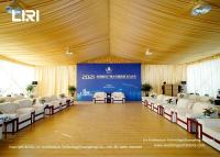China Heat Insulation Thermal Roof Cube Tent For Outdoor Car Showrooms Events for sale