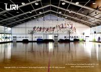 China 80m Clear Span Aluminum Pvc Tents For Sports Court Temporary Tructure for sale