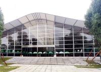 China 40m X 40m Dome Roof Aluminum Arcum Tent For Tennis Courts for sale