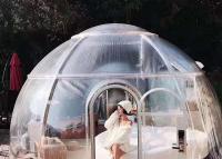 China Luxury Transparent Geodesic Crystal Dome Tent For Resort Glamping Event for sale