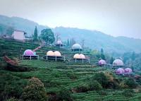 China Luxury Transparent Geodesic Crystal Dome Tent For Resort Glamping Event for sale