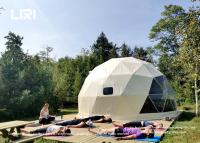 China Waterproof Clear PVC Geodesic Dome House Yoga Glamping Home Tents for sale