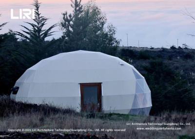 China 7M Geodesic Ellipsoid Glamping Dome Tents For Hotel 100Km/H Wind Loading for sale