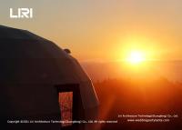 China 7M Geodesic Ellipsoid Glamping Dome Tents For Hotel 100Km/H Wind Loading for sale
