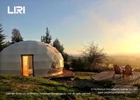 China 7M Geodesic Ellipsoid Glamping Dome Tents For Hotel 100Km/H Wind Loading for sale