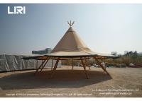China 100 People Capacity Luxury Glamping Tents For Outdoor Resturant for sale
