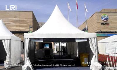 China Outdoor High Peak Privacy Canopy Gazebo Tents 3x3m 4x4m  5x5m 6x6m for sale