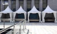 China Outdoor High Peak Privacy Canopy Gazebo Tents 3x3m 4x4m  5x5m 6x6m for sale
