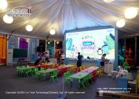 China Classroom 16m Wide Decagonal Round Tent With Glass Walls And  Doors for sale
