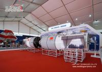China Clear Span 3m To 80m A Shape Roof Exhibition Tent 100% Space Utilization for sale
