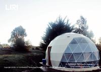 China Wild Campsite Oval Dome Luxury Glamping Tents Flame Retardant for sale