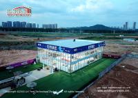 China 500sqm Thermo Roof Cube Structure Film Marquee Tent For Exhibition Hall for sale