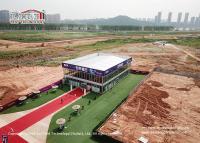 China 500sqm Thermo Roof Cube Structure Film Marquee Tent For Exhibition Hall for sale