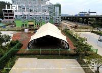 China Shell Shape Waterproof PVC Outdoor Event Tents 30M Length for sale