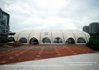 China Shell Shape Waterproof PVC Outdoor Event Tents 30M Length for sale