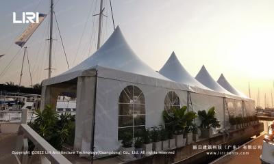 China Pagoda Race Gazebo Tent 6x6 High Peak Marquee For Outdoor Event for sale