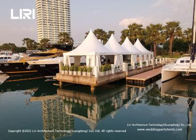 China 3x3m To 10x10m Pagoda Tents With French Windows Sidewalls for sale