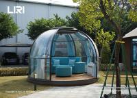 China Diameter 3.5m Crystal Dome House Tent PC Round Shape Ourtdoor Event Activity Show Dining Catering Tent for sale