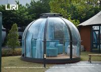 China Diameter 3.5m Crystal Dome House Tent PC Round Shape Ourtdoor Event Activity Show Dining Catering Tent for sale
