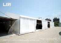 China 18x30m Temporary Warehouse Structure With White PVC Fabric for sale