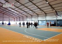 China 40m X 80m X 6m Black PVC Aluminum Clearspan Structure Basketball Hall for sale