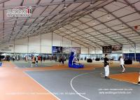 China 40m X 80m X 6m Black PVC Aluminum Clearspan Structure Basketball Hall for sale